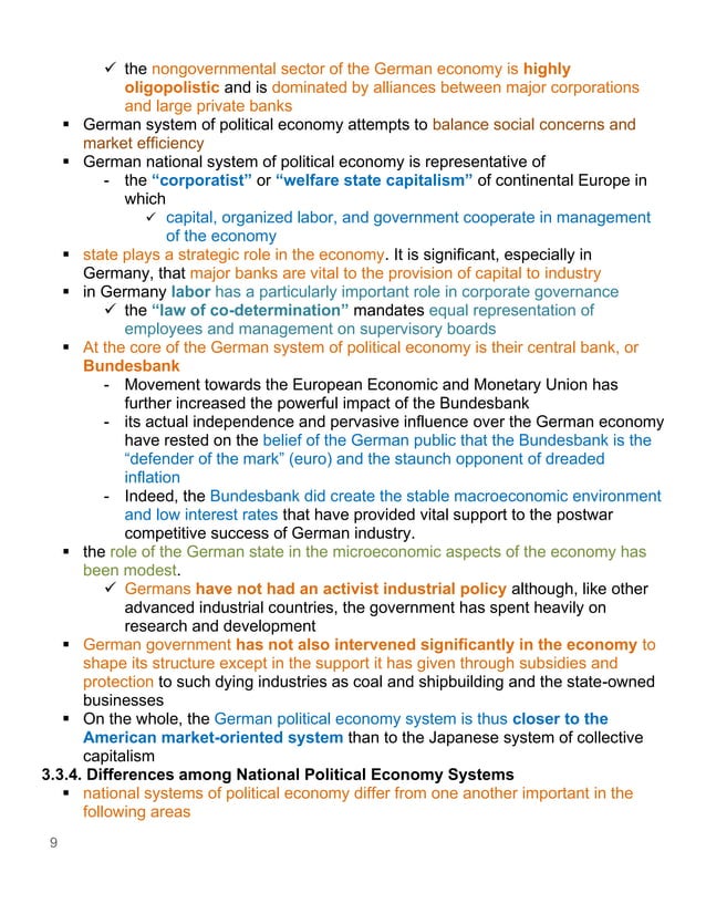 Global Trends Chap 3 Note.pdf | Political Issues & policy | Politics