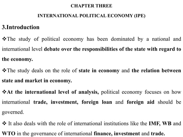 Global Trends Chapter-3.pptx | Political Issues & policy | Politics