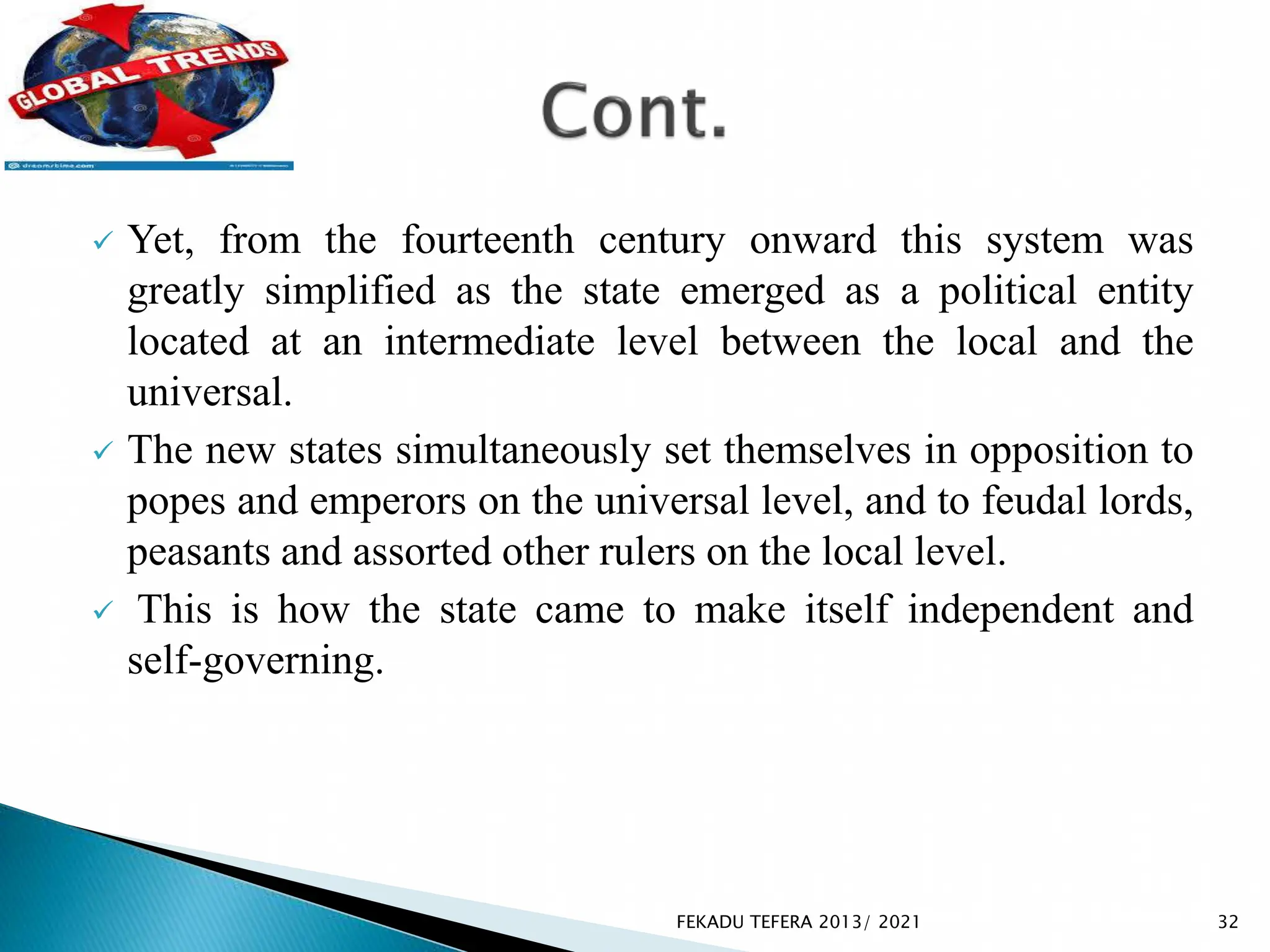 Global Trends chapter one POWER POINT PRESENTASTION | PPTX