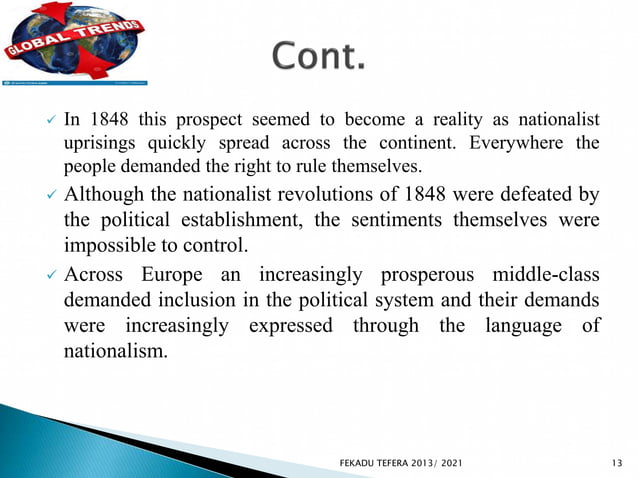 Global Trends chapter one POWER POINT PRESENTASTION | PPTX