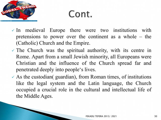 Global Trends chapter one POWER POINT PRESENTASTION | PPTX