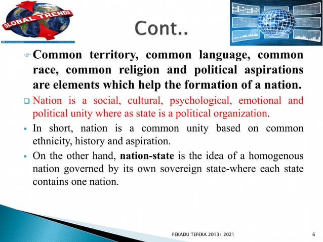 Global Trends chapter one POWER POINT PRESENTASTION | PPTX