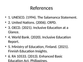 Global Trends in Inclusive Education: Shaping the Future of Learning | PPTX