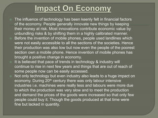 Global trends in technology and industry | PPTX