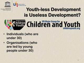 Global trends in youth education Rika UNESCO institute for lifelong ...