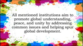 Global understanding | PPTX