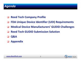 Global unique device identification database (gudid) and udi | PPT