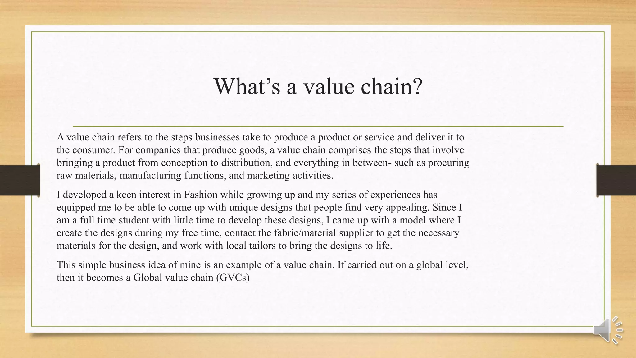 Global value chains (GVCs) | PPT
