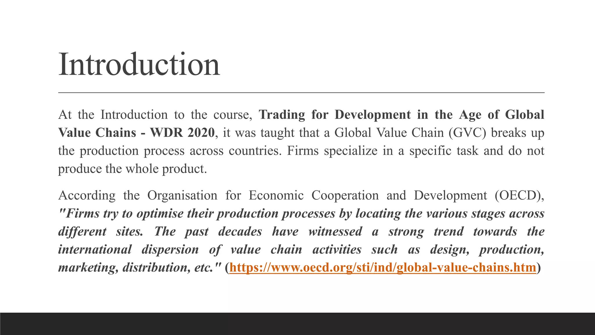 Global value chains | PPT
