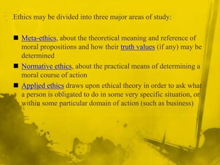 Global values to business ethics ... | PPTX