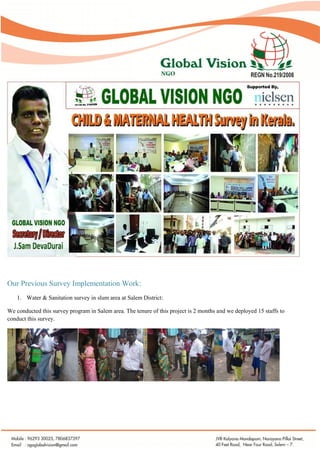 Global vision ngo activity | PDF