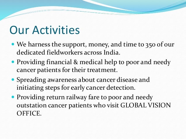 'Global Vision NGO' Activities in Mumbai