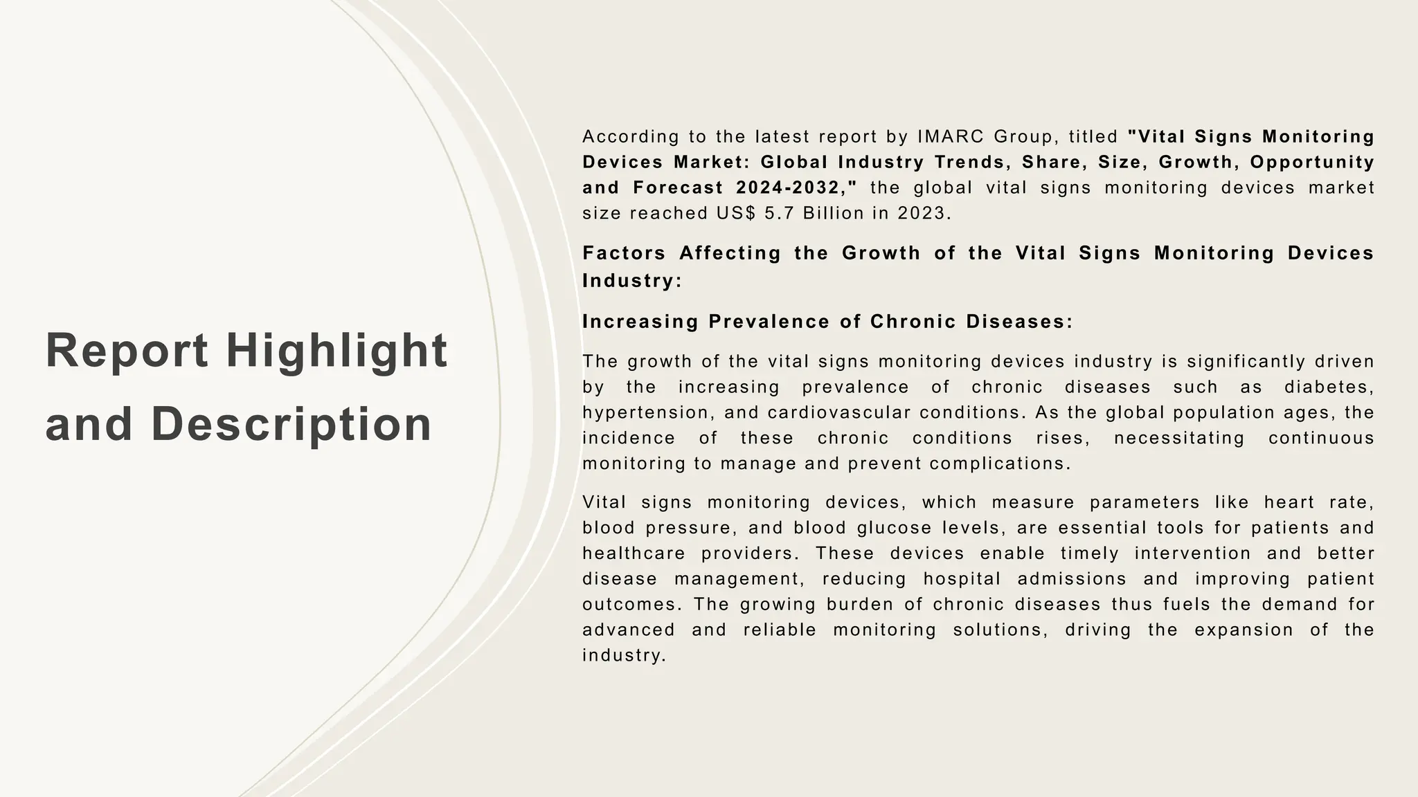 Vital Signs Monitoring Devices Market PPT: Growth, Outlook, Demand, Keyplayer Analysis and ...