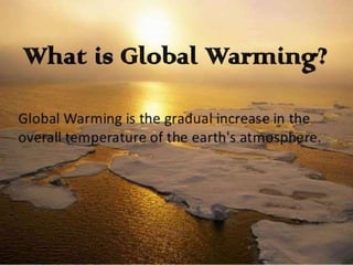 Global Warmimg-A Global Warning | PPT