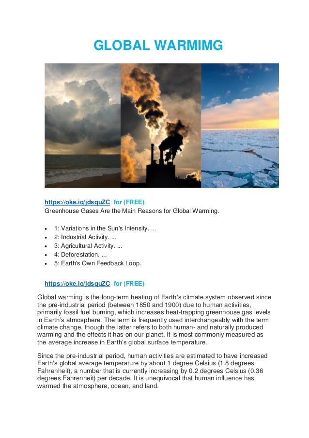 GLOBAL WARMING | PDF