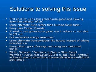 Global Warming | PPT