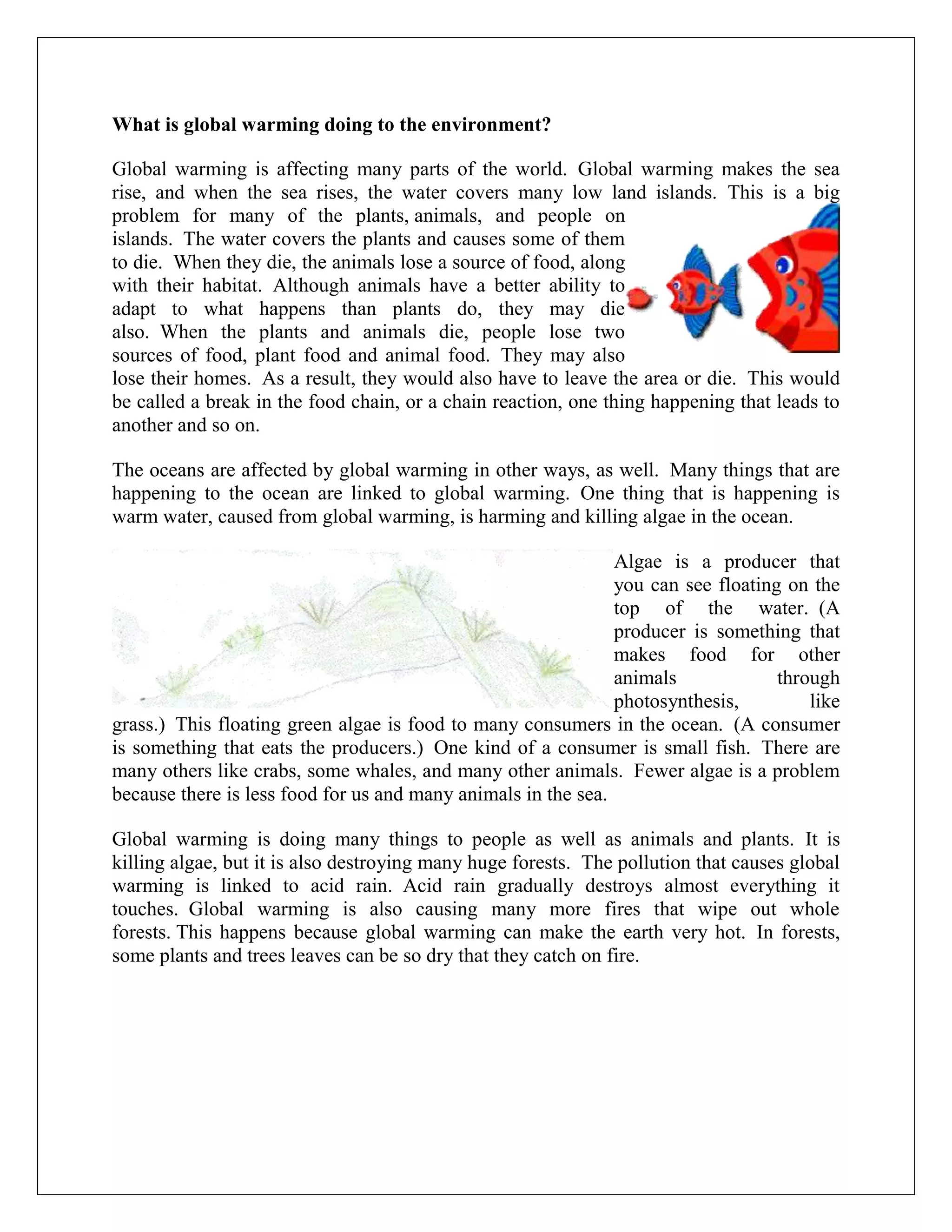 Global Warming Project | DOC