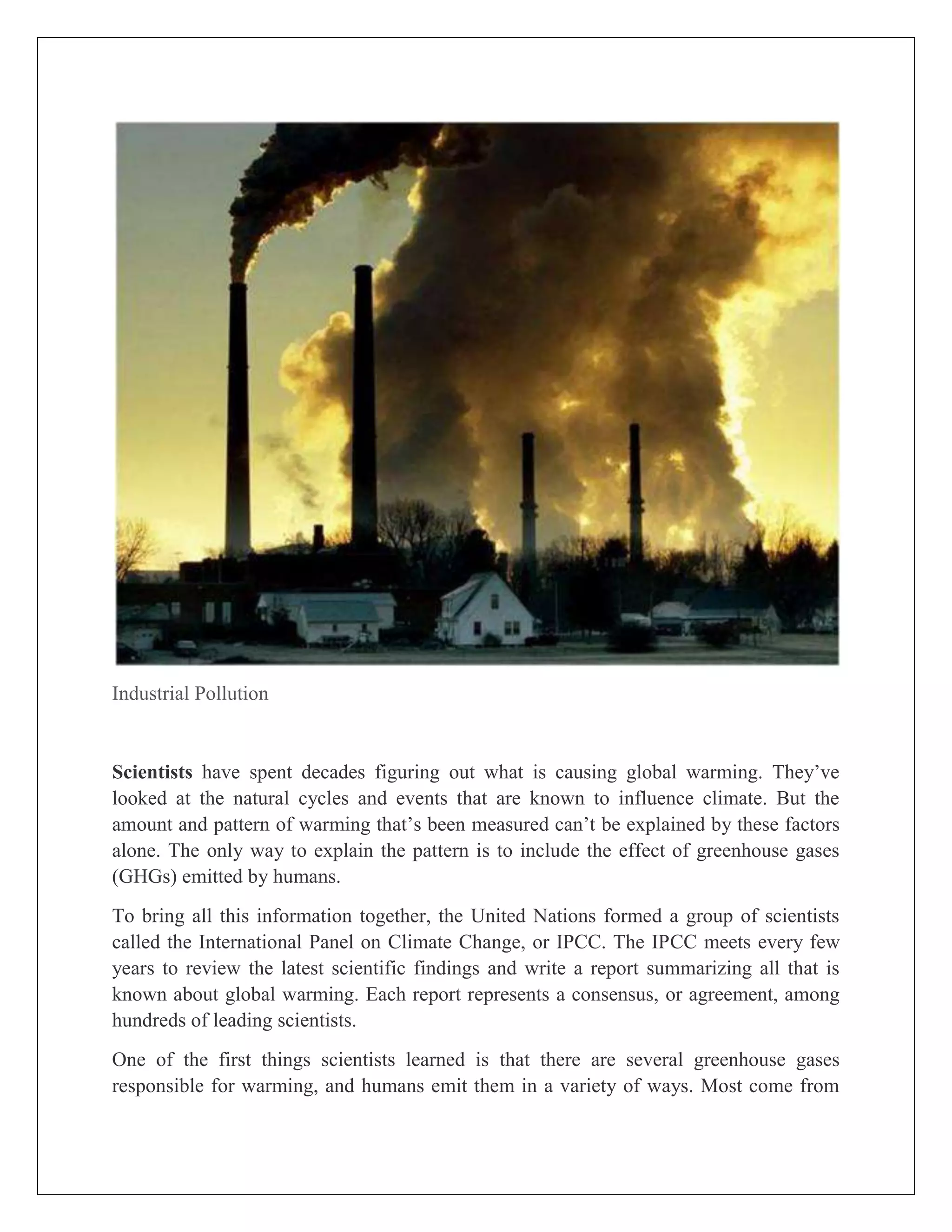 Global Warming Project | DOC