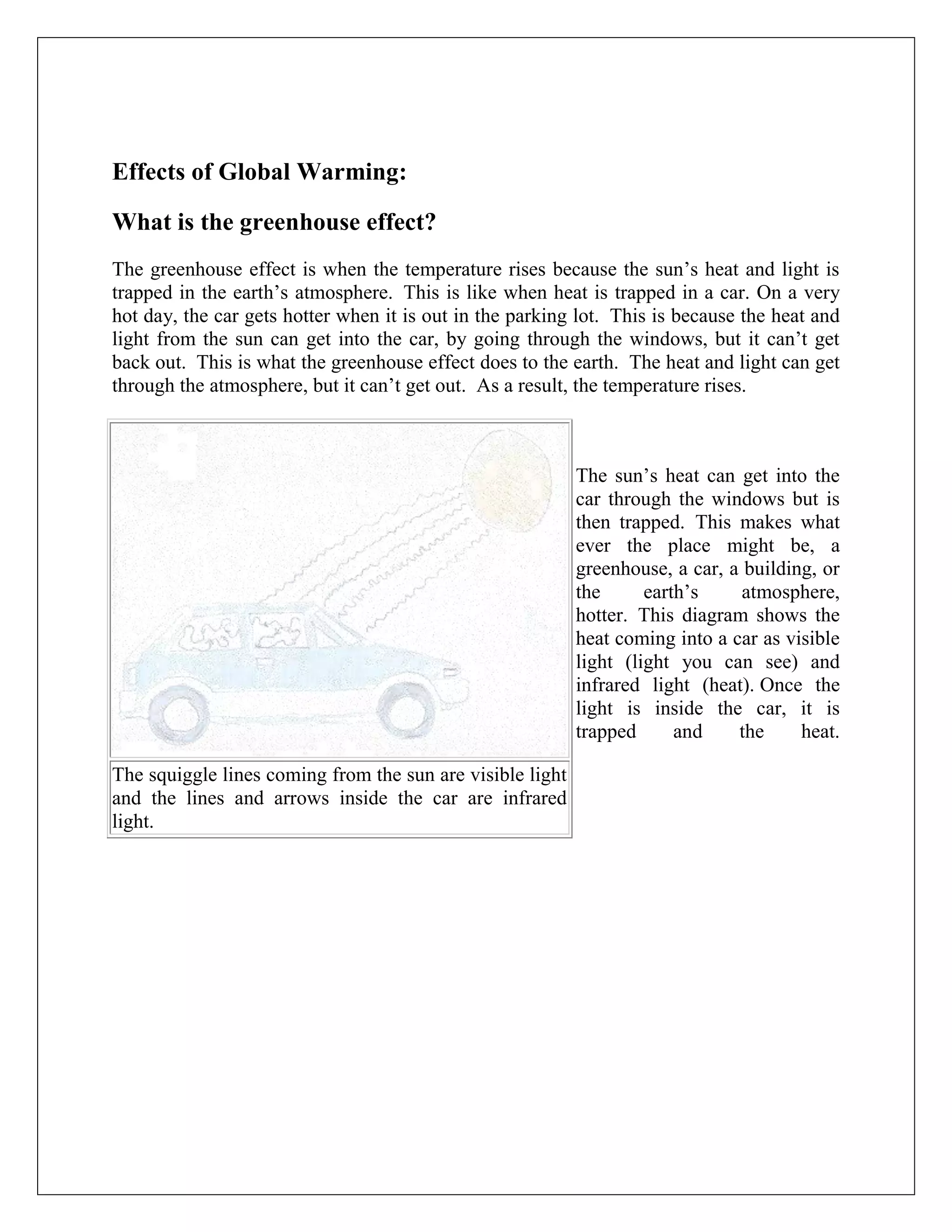 Global Warming Project | DOC