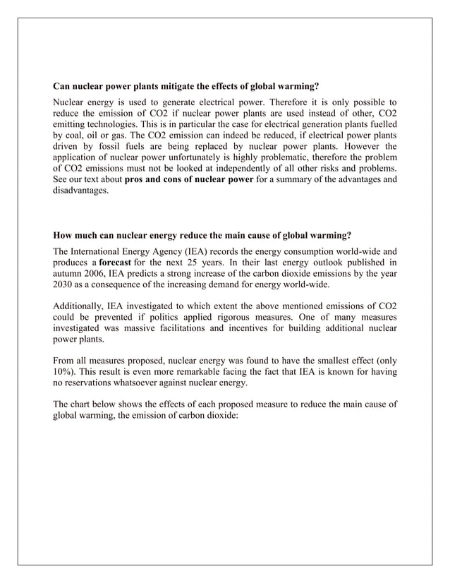 Global Warming Project | DOC | Geography | Science