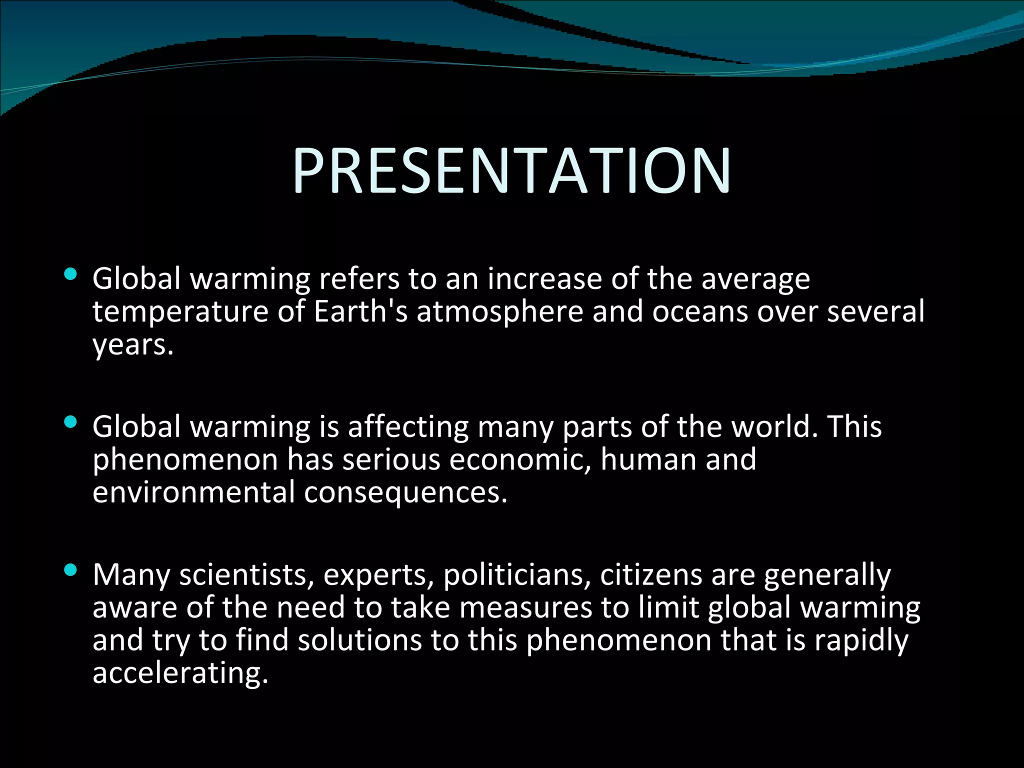 Global warming | PPT | Environment | Science