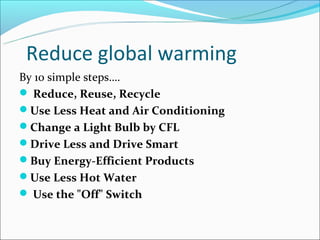 Global_Warming_notes_ppt_slideshare | PPT