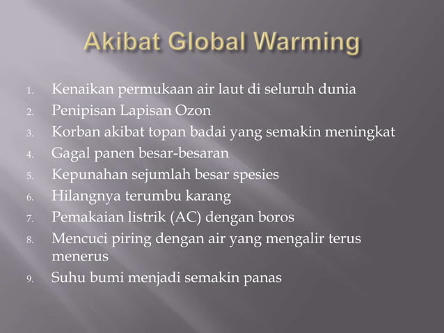 Global warming | PPTX