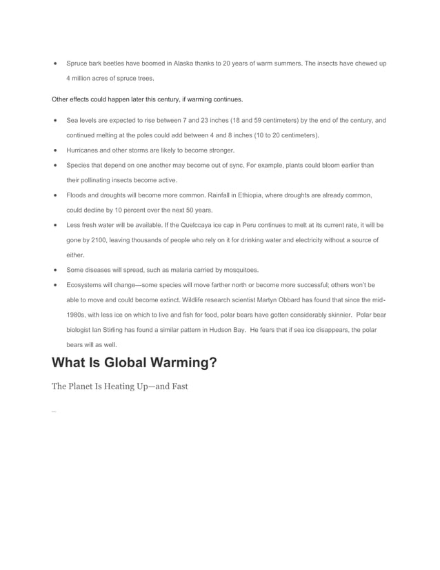 Global warming | PDF