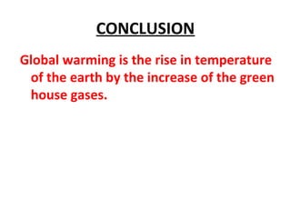 Global warming | PPT