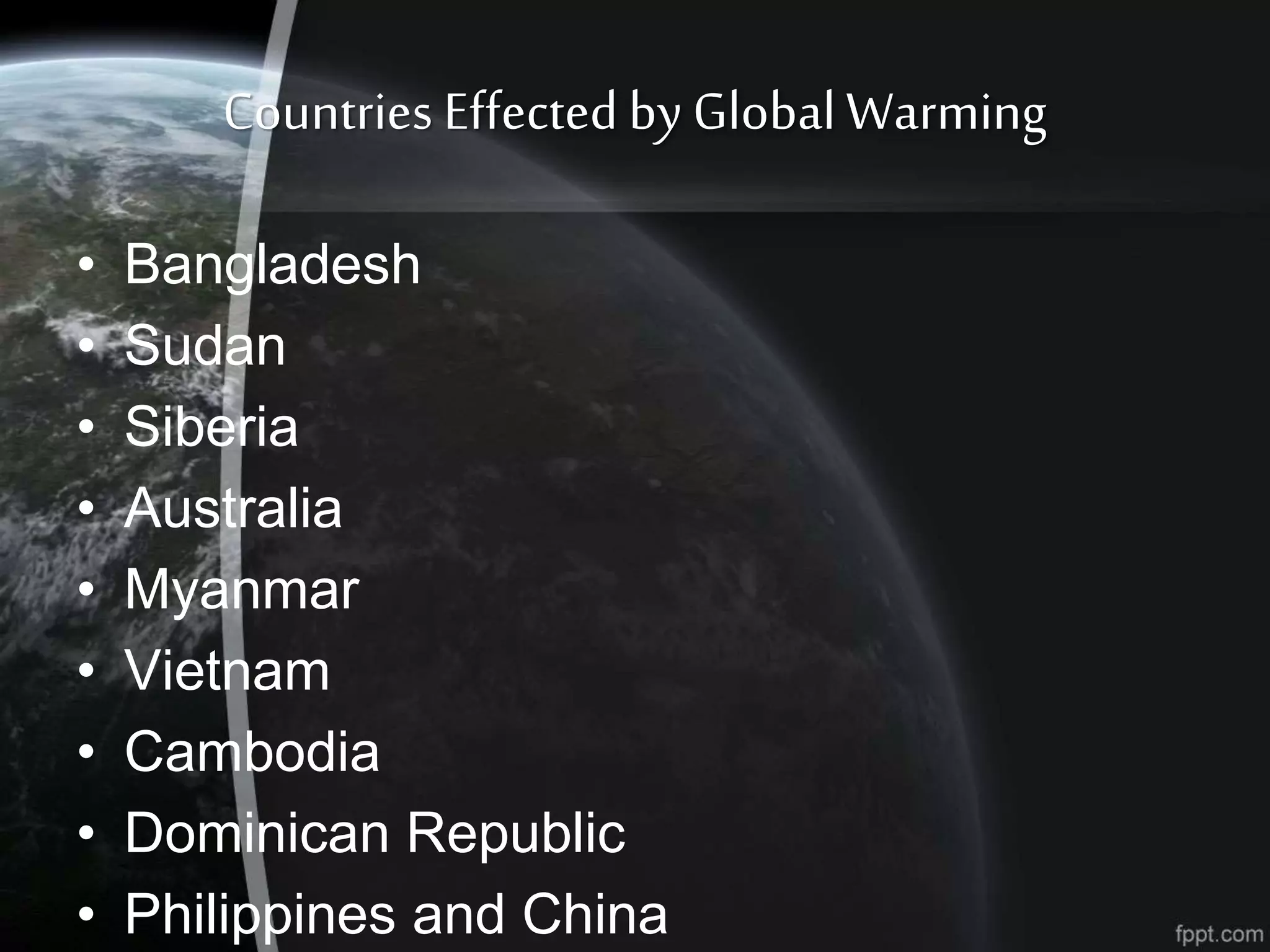 Greenhouse Effect and Global Warmig | PPTX