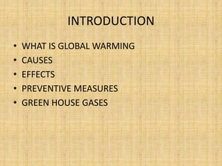 Global warming | PPT
