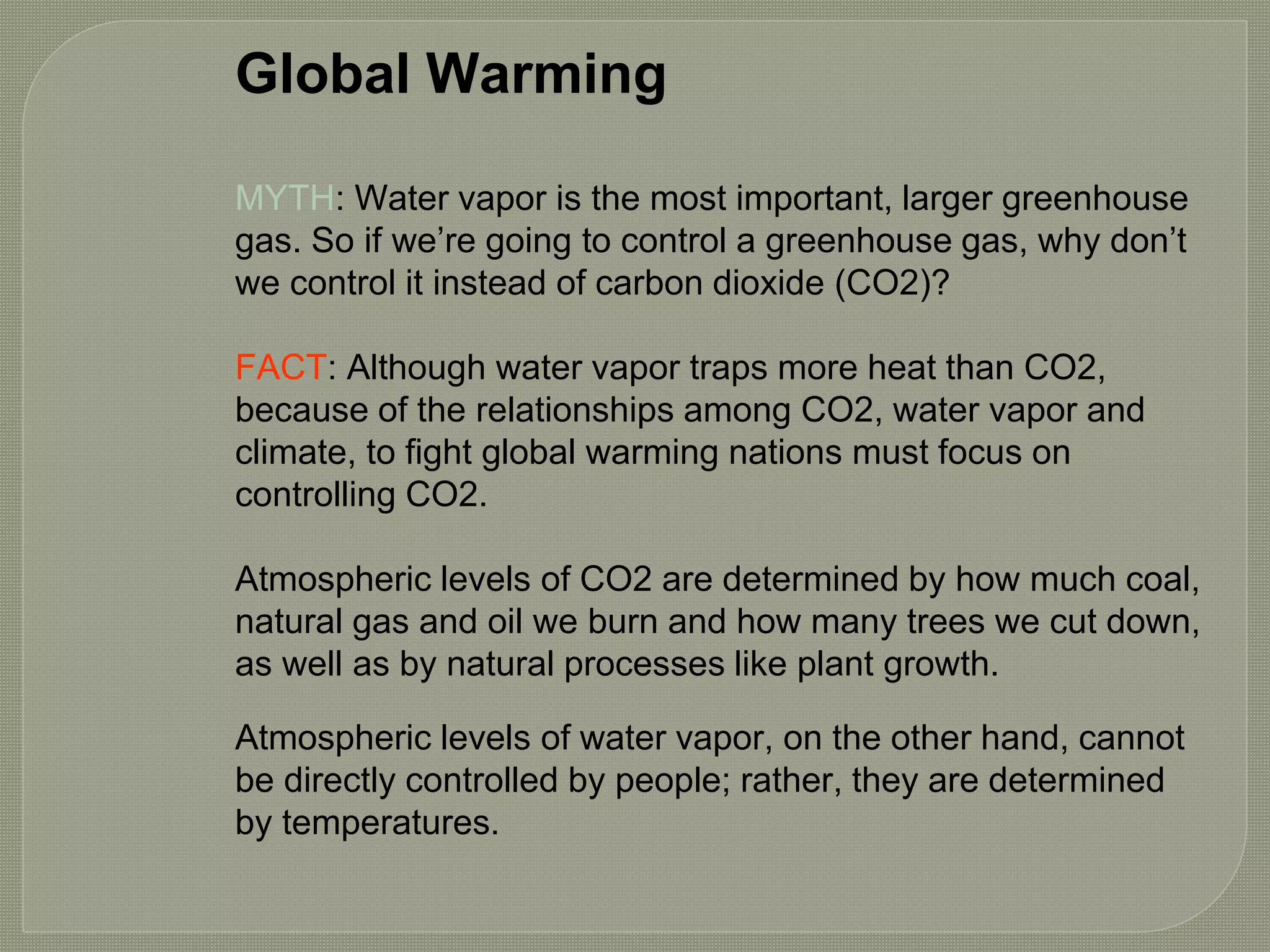 Global warming: Fact or Fiction | PPTX