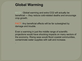Global warming: Fact or Fiction | PPT