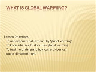 Global warming | PPT