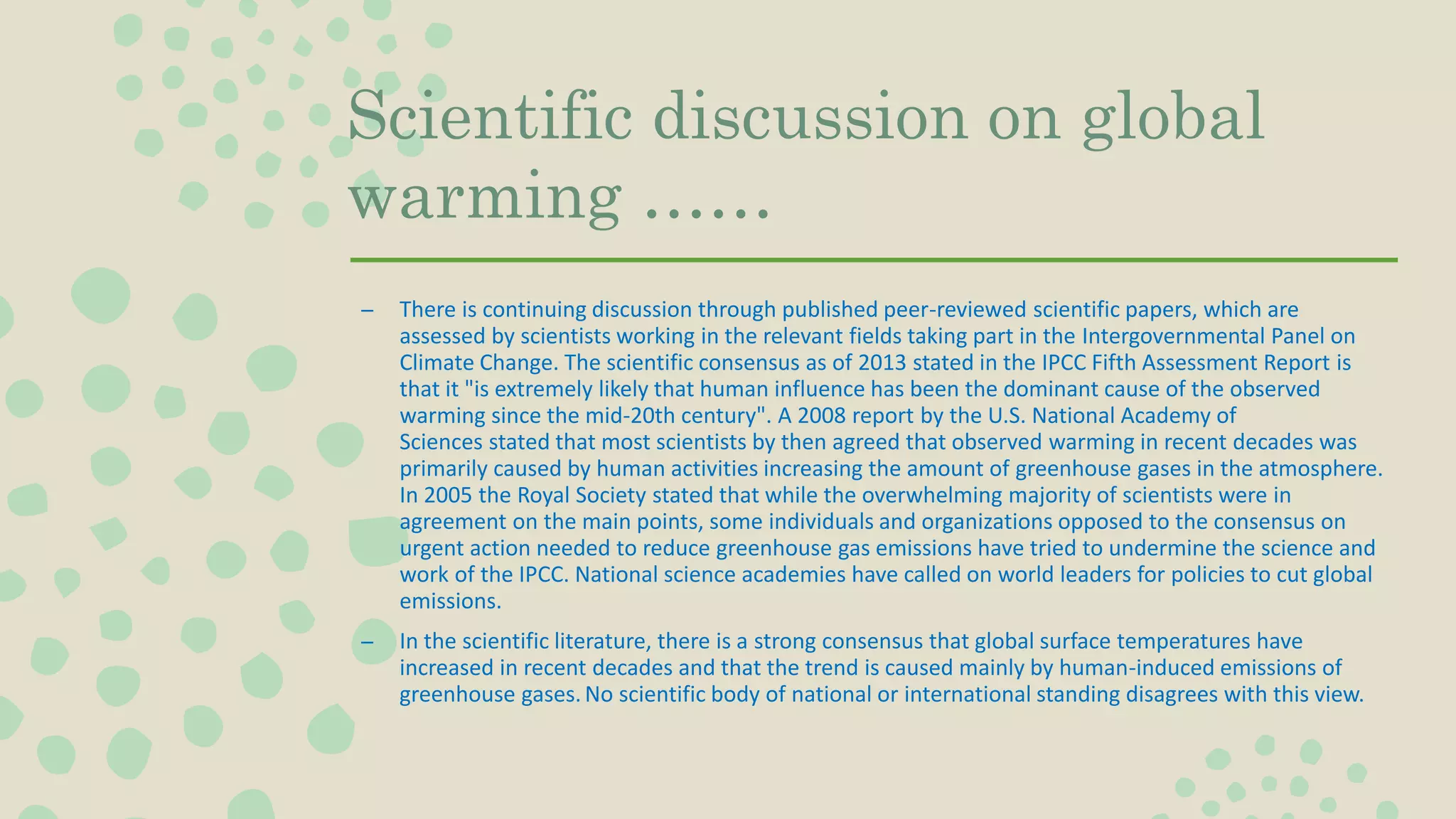 Global warming | PPTX