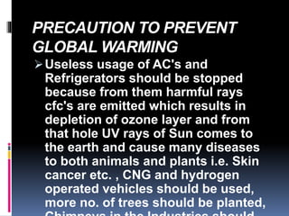 Global warming | PPT