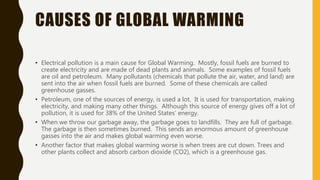 Global warming | PPTX