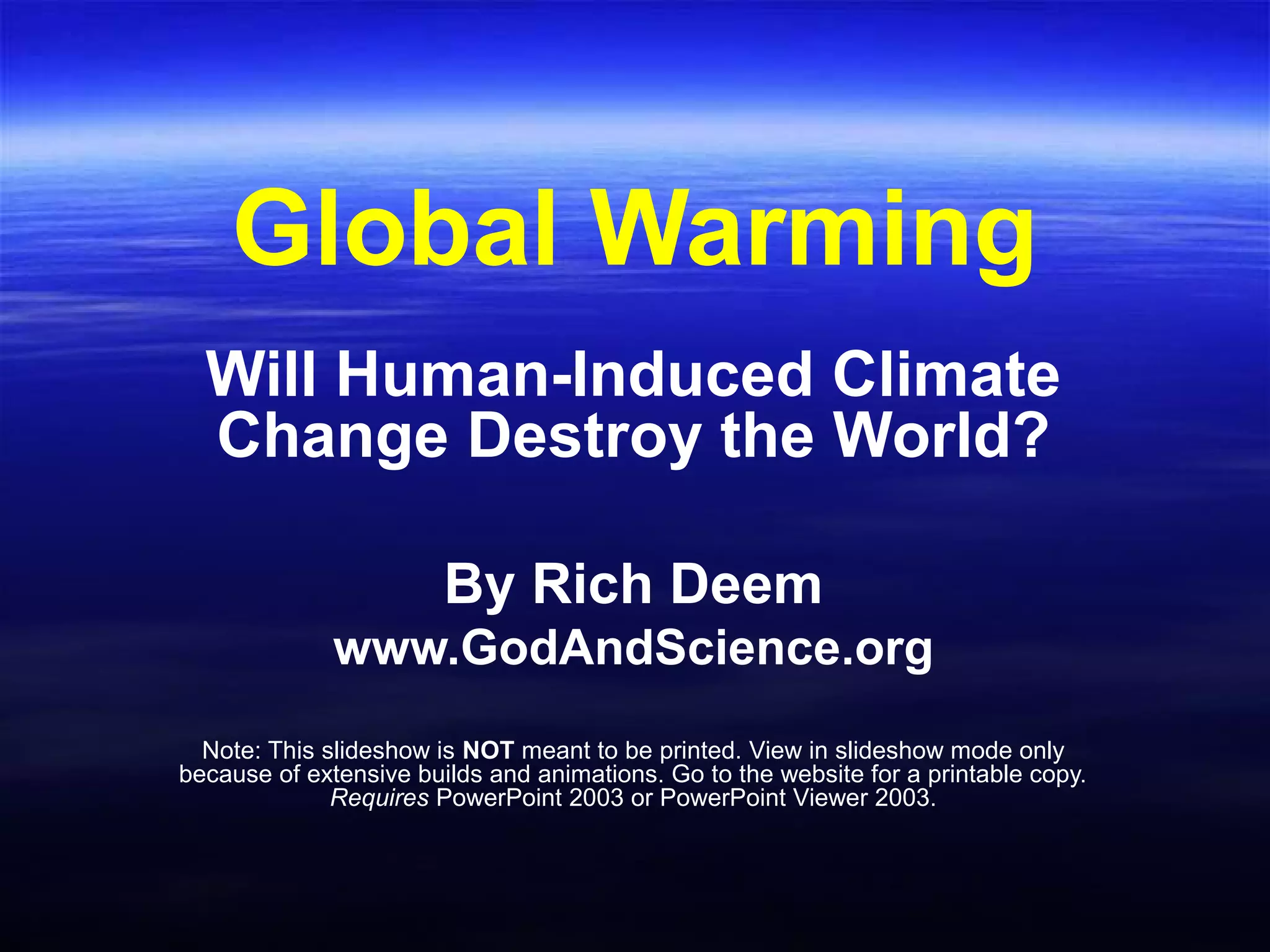 Global warming | PPT