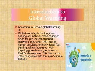 Global Warming | PPTX