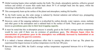 Global Warming and climate change :A detailed overview of global ...
