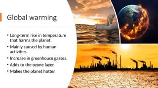 Global warming powerpoint for Geography. | PPTX