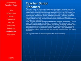 Global Warming Web Quest | PPT | Desktop Publishing | Computer Software ...