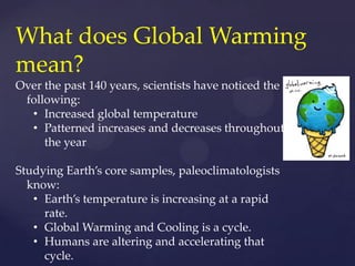 Global Warming | PPTX