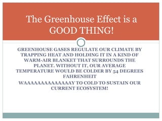 Global warming and_the_greenhouse_effect | PPT | Indoor Environmental ...