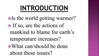 Global warming Assignment.pptx