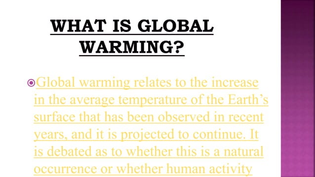 Global warming Assignment.pptx