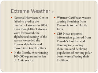 Global Warming | PPTX | Weather | Science