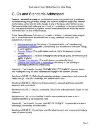 Global Warming Case Study | PDF