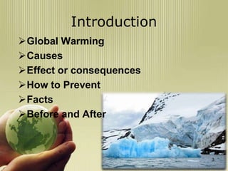 Global warming final | PPTX
