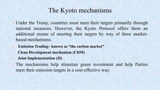Global warming & kyoto protocol | PPTX